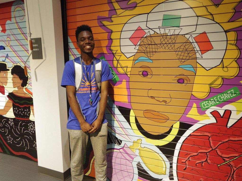 Teens share their stories through new Mitchell Street Library mural ...